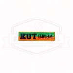 Embleem Kutembleem Groen / Oranje - Bleftplekke.nl