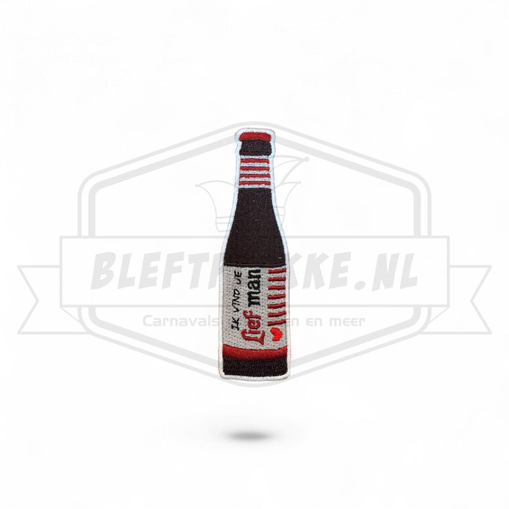 Embleem ik vind je lief man - Bleftplekke.nl